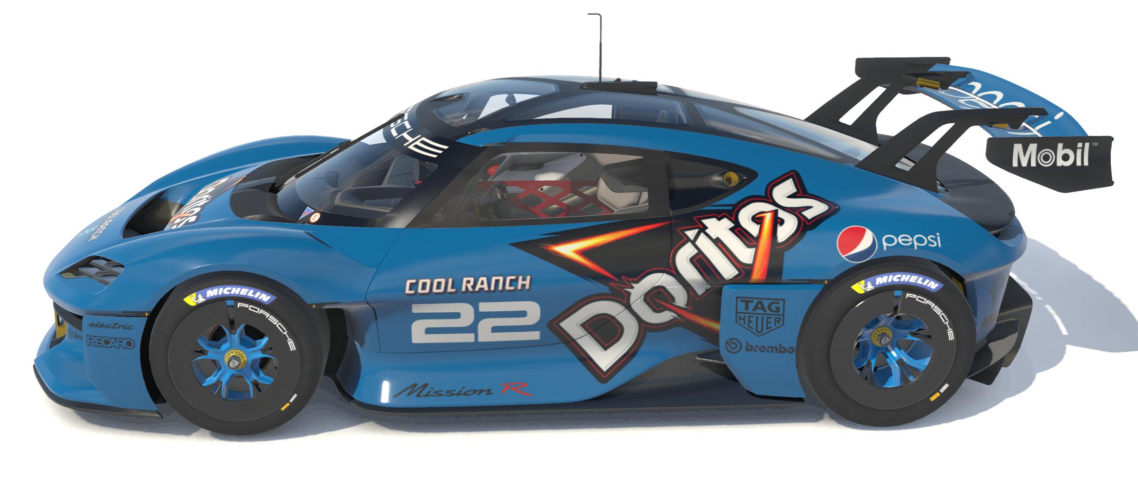 Porsche Mission R Team Doritos Cool Ranch 2022 by Johnny McNamara ...
