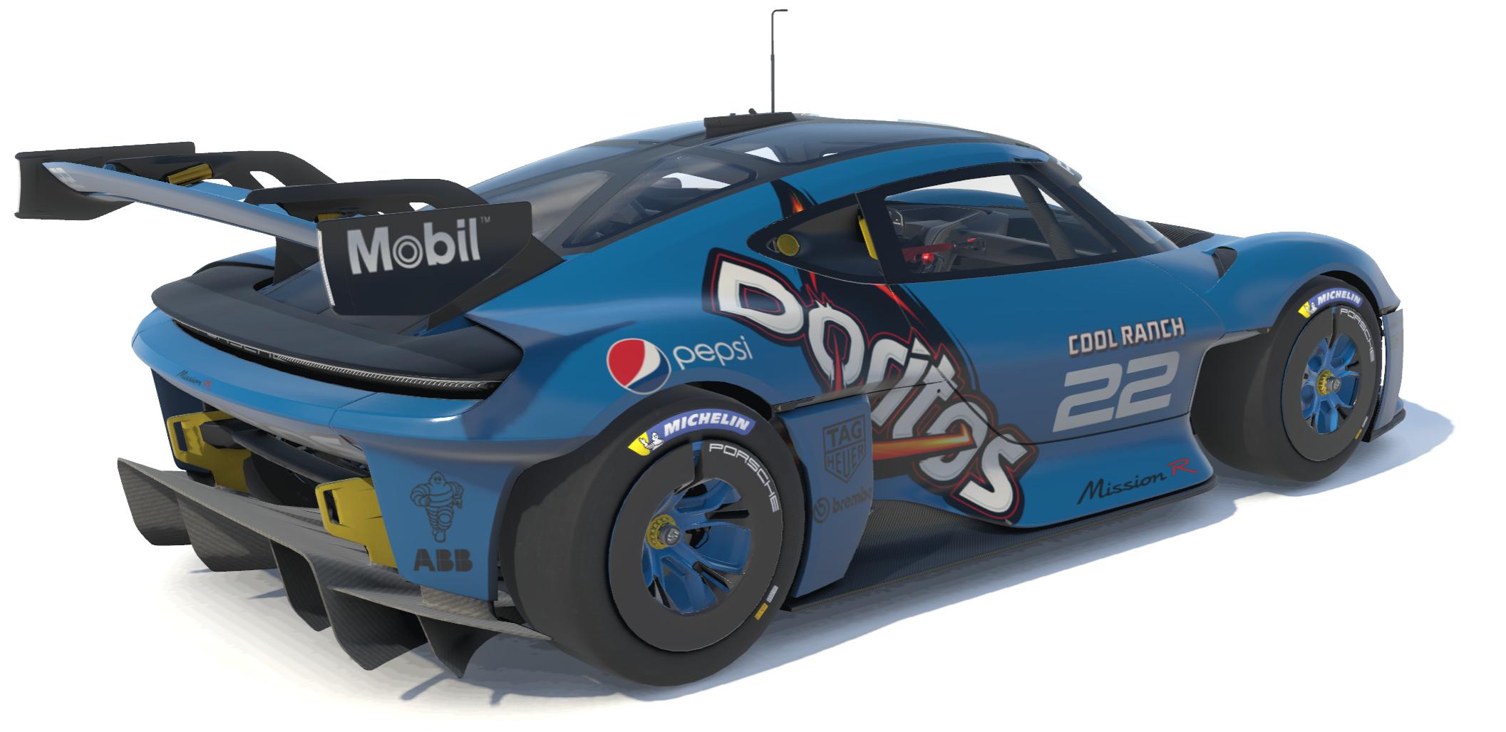 Porsche Mission R Team Doritos Cool Ranch 2022 by Johnny McNamara ...