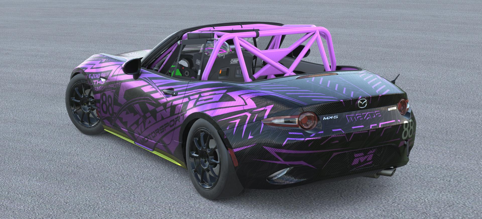 MAZDA MX-5 PINK CHROME CARBON by Kirk S. - Trading Paints