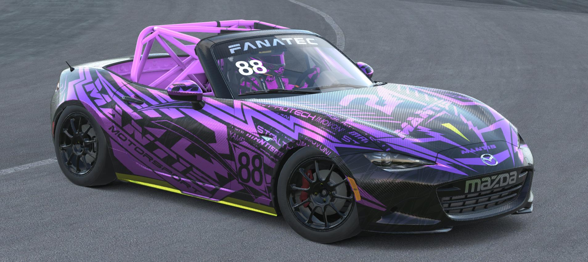 MAZDA MX-5 PINK CHROME CARBON by Kirk S. - Trading Paints