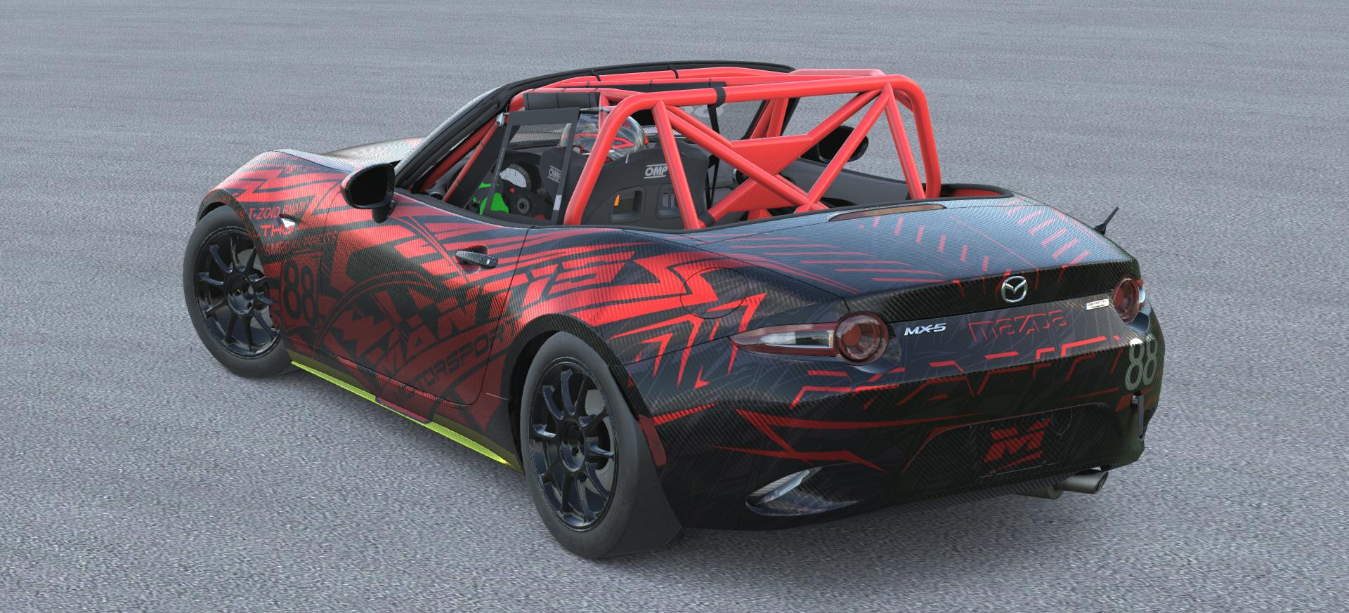 MAZDA MX-5 RED CHROME CARBON by Kirk S. - Trading Paints