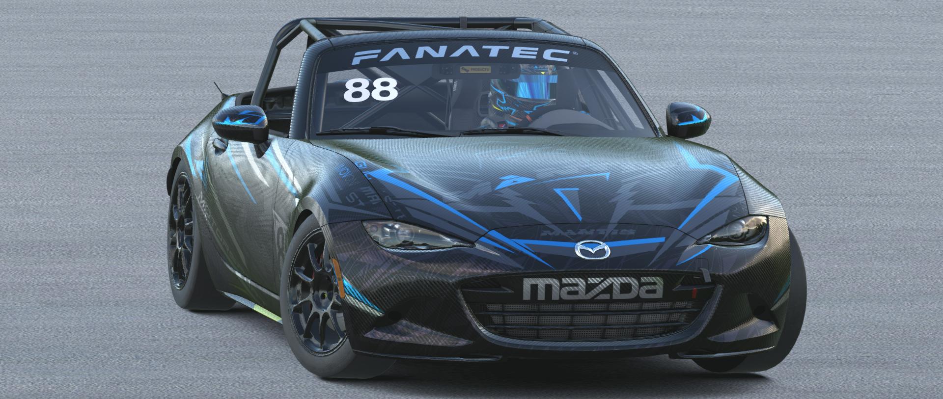MAZDA MX-5 STEALTH BLUE CHROME CARBON by Kirk S. - Trading Paints