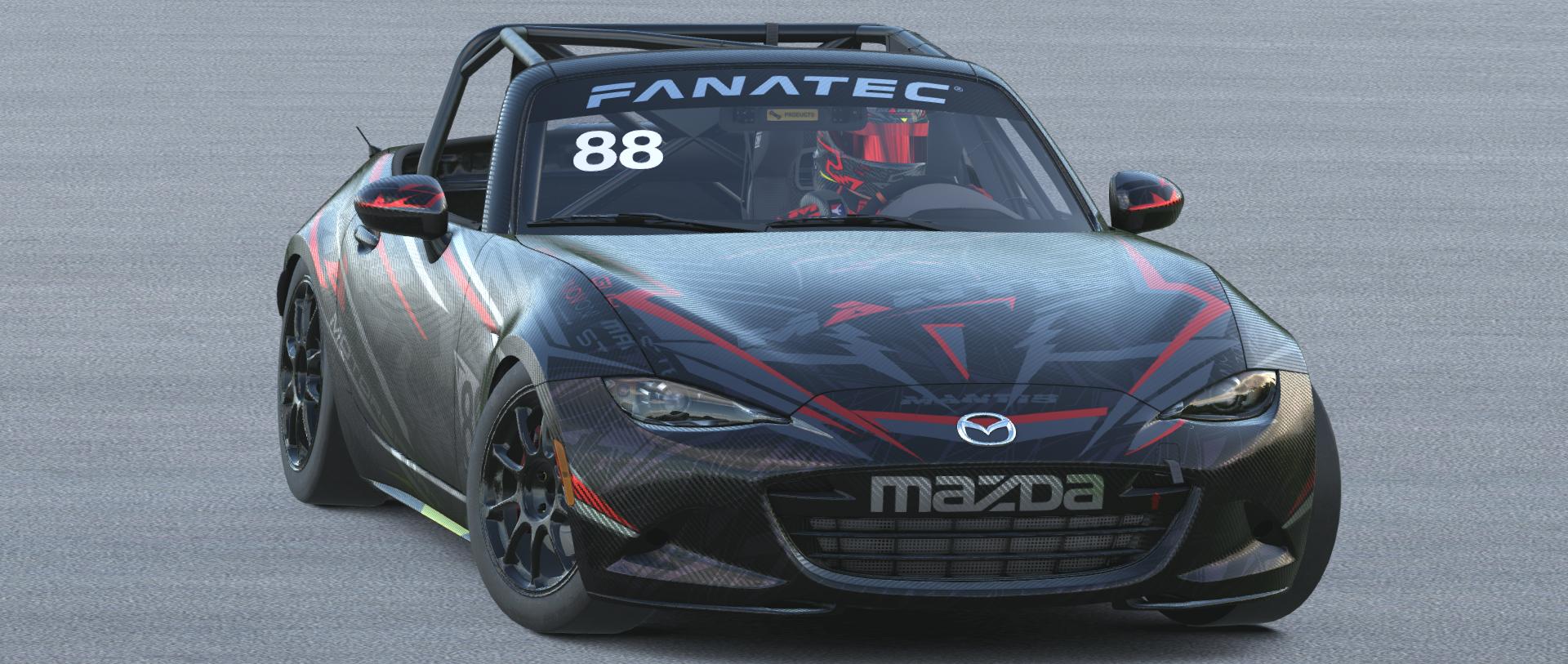 MAZDA MX-5 STEALTH RED CHROME CARBON by Kirk S. - Trading Paints