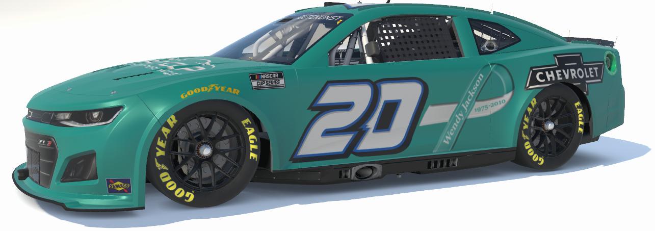Spencer Teal Bristol Dirt NG Camaro by Jon Gutekunst - Trading Paints