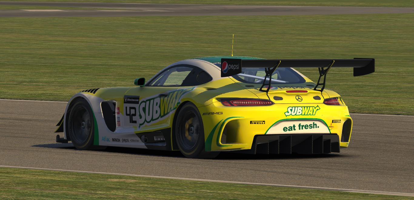 Subway AMG Mercedes GT3 by Sebastian Hauer - Trading Paints