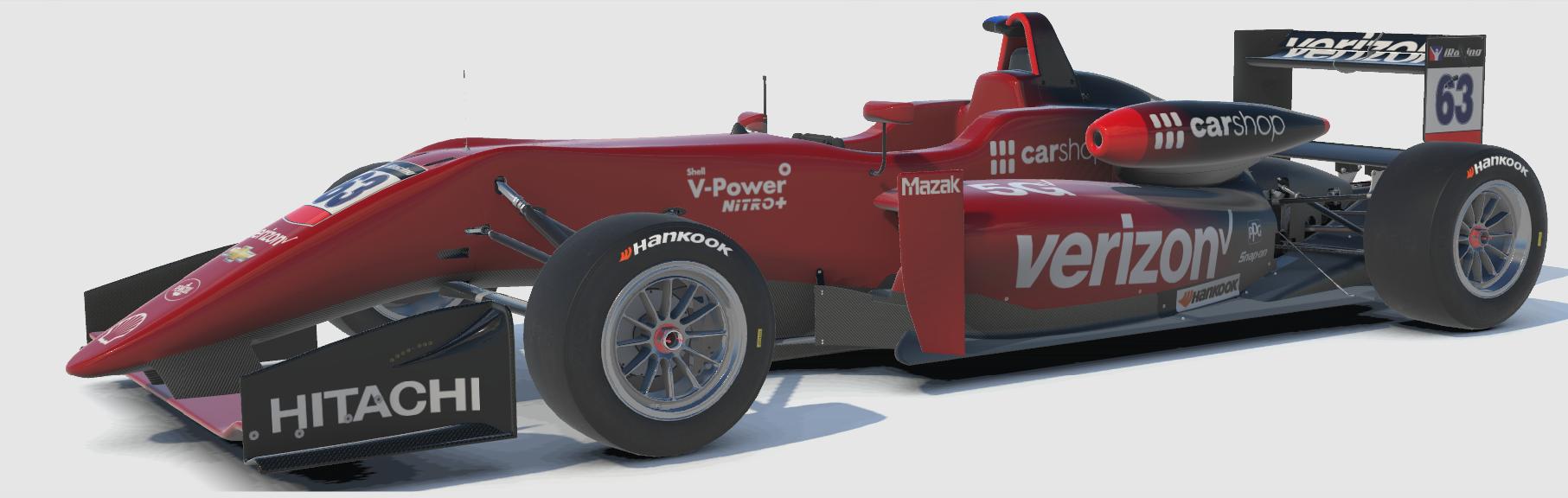 Will Power Verizon - F3 by John Rubino - Trading Paints