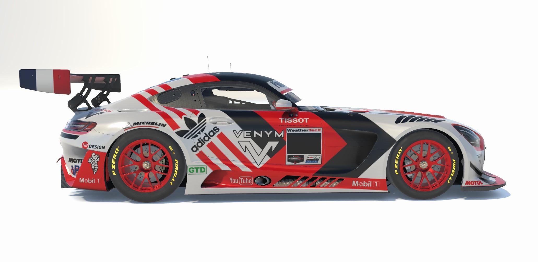 PHILDECARACING Team MERCEDES AMG GT3 EVO IMSA by Phil DECAR - Trading Paints