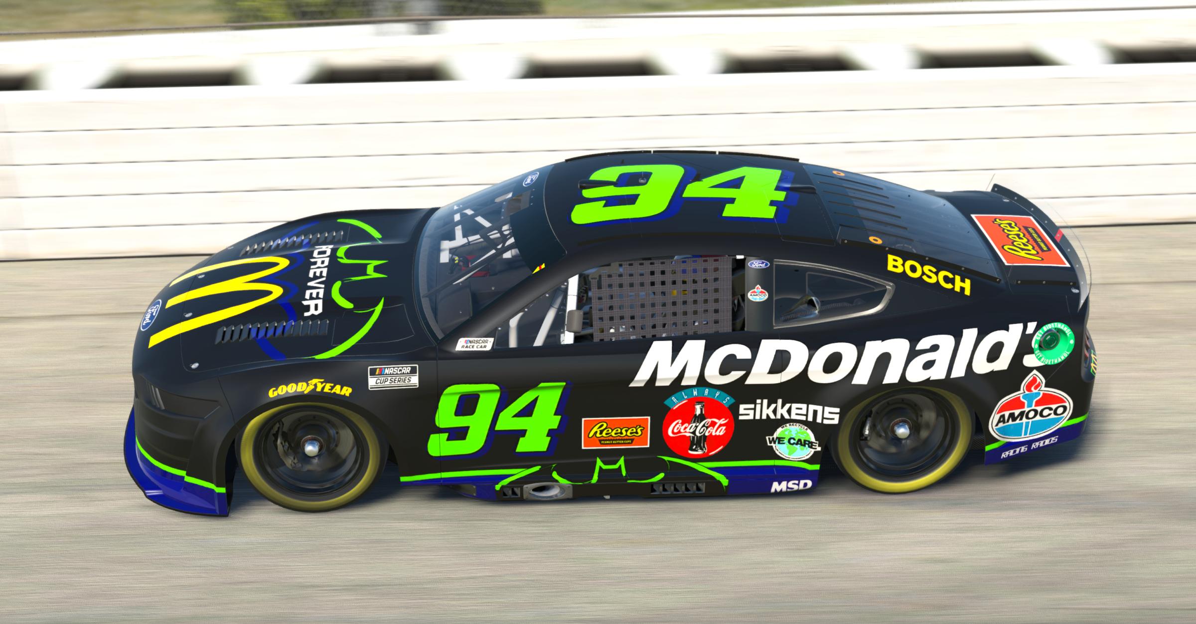 1995 BILL ELLIOTT Batman Forever/McDonalds THUNDERBAT #94 by Corey H ...