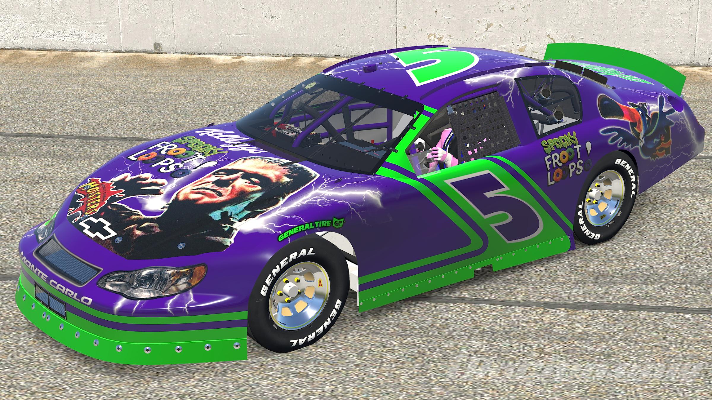 Spooky Loops ARCA 2022 Custom #5 by Corey Rutherford - Trading Paints