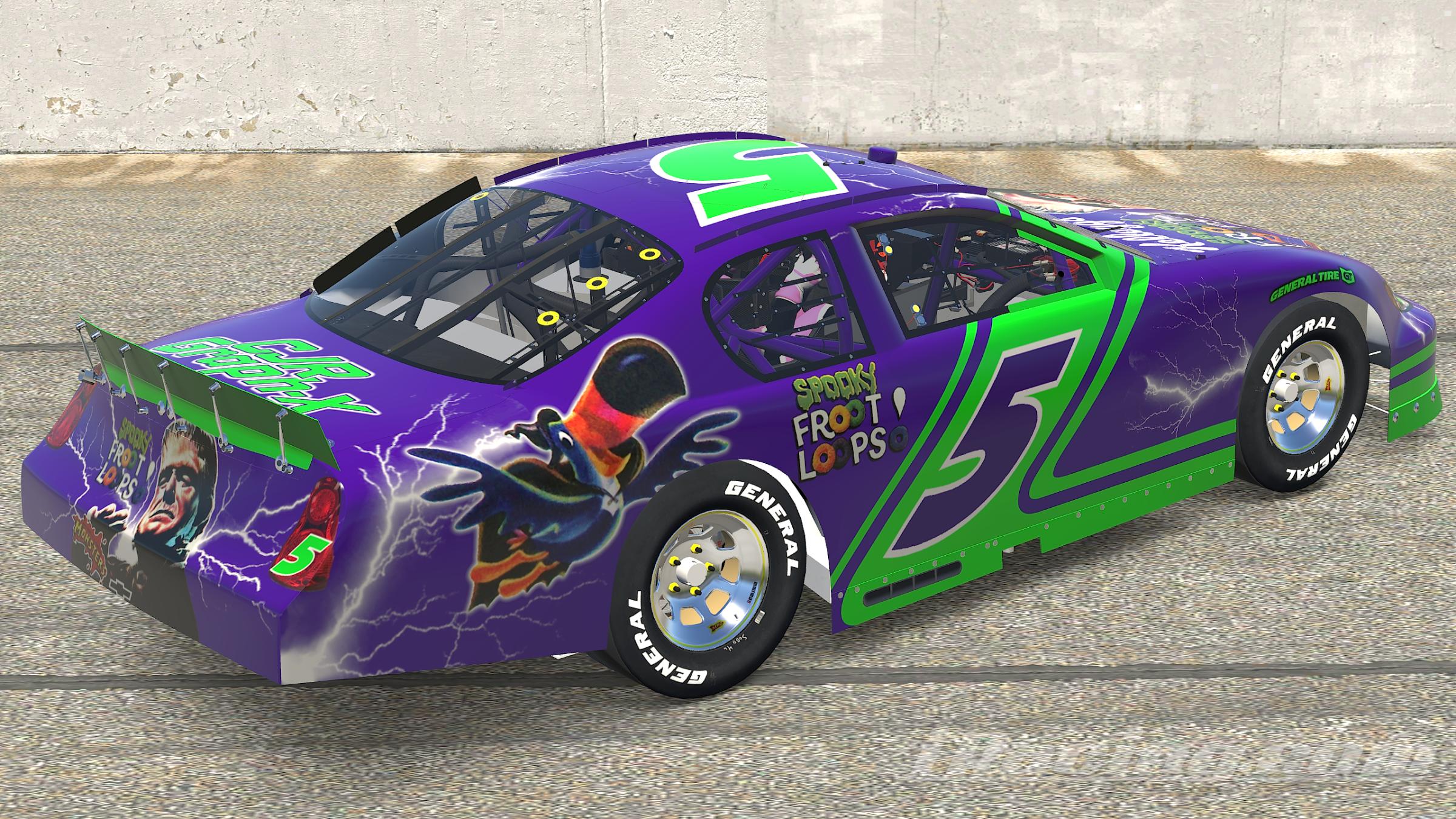 Spooky Loops ARCA 2022 Custom #5 by Corey Rutherford - Trading Paints