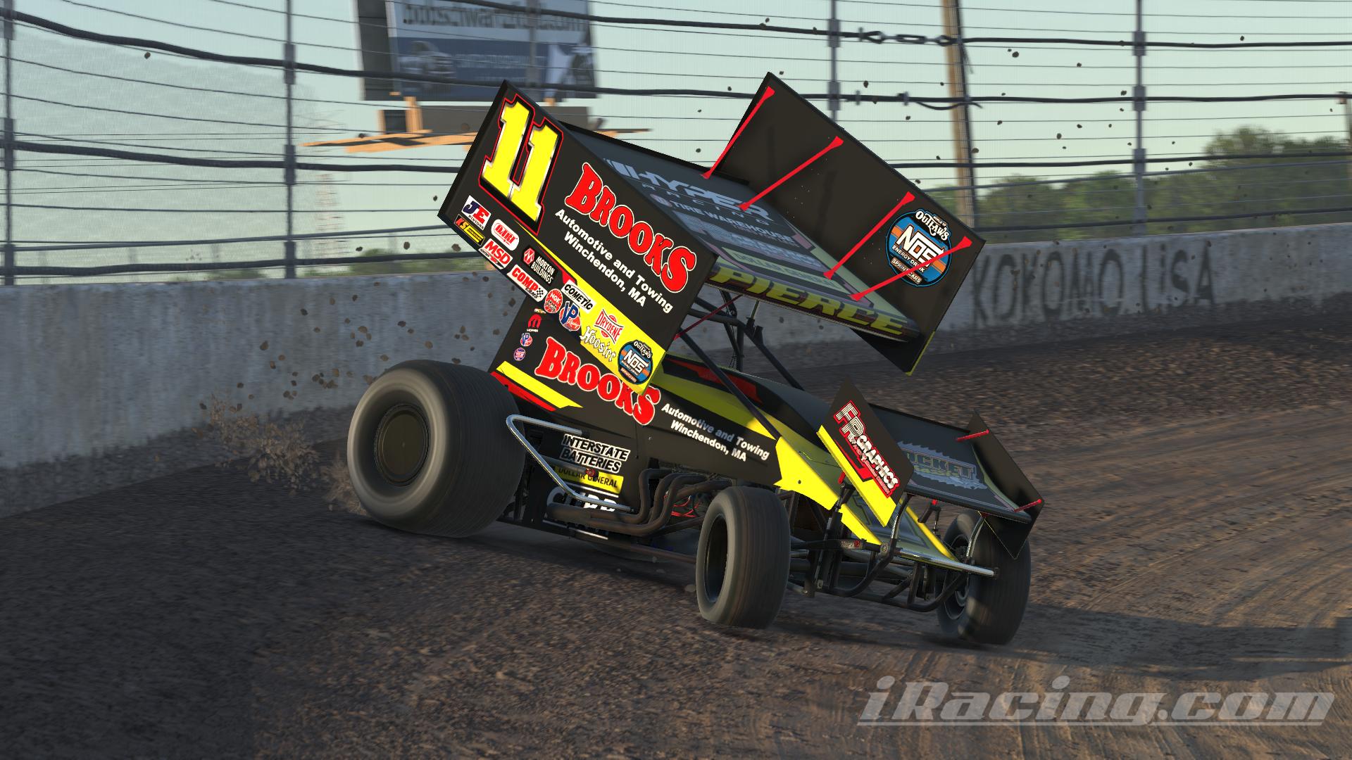 Shawn Pierce 2022 Dirt Sprintcar (NO #s) by Manix Furqueron - Trading ...