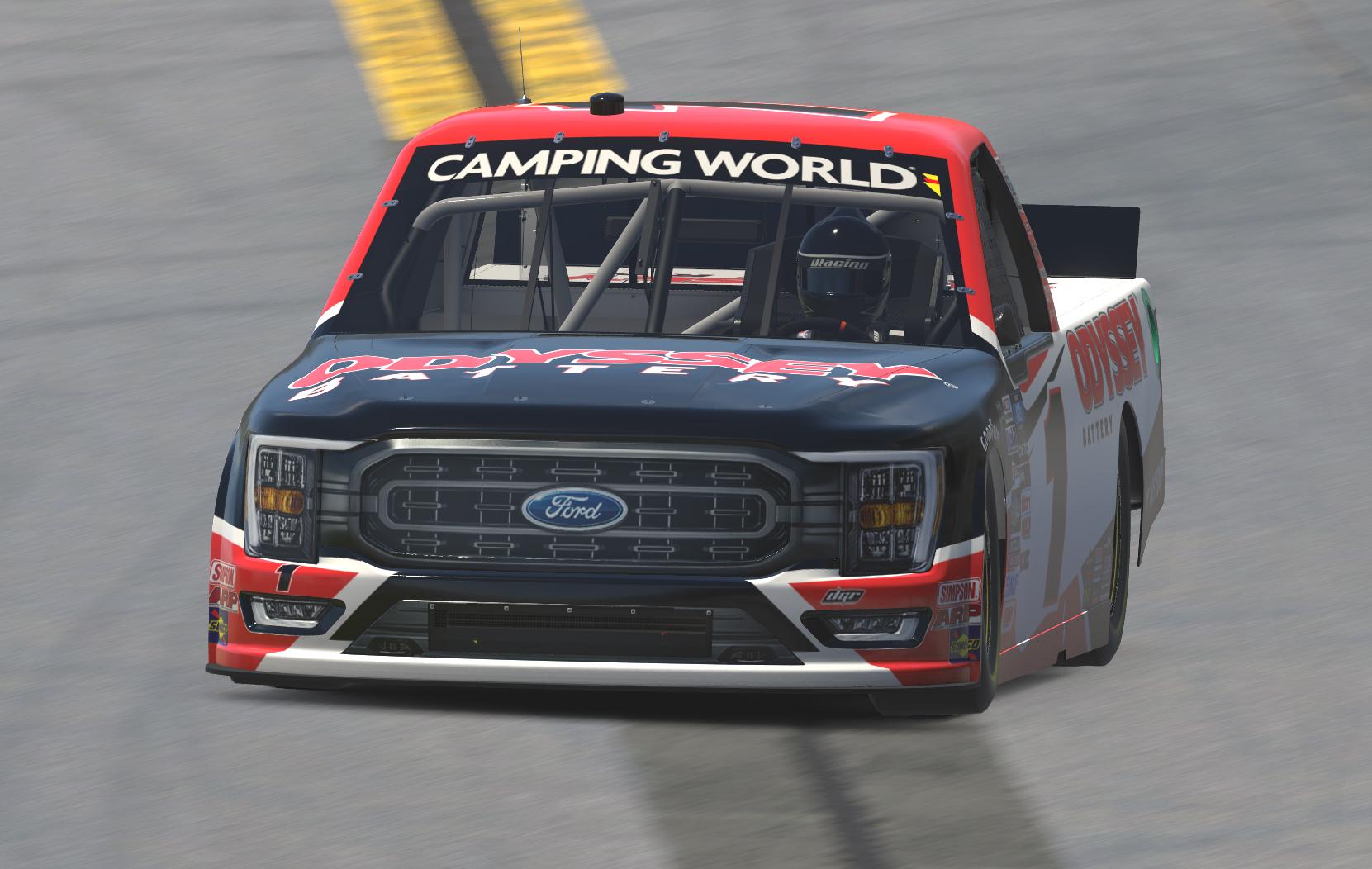 Hailie Deegan Kansas Odyssey Battery F150 No Number UPDATED by Steve J ...