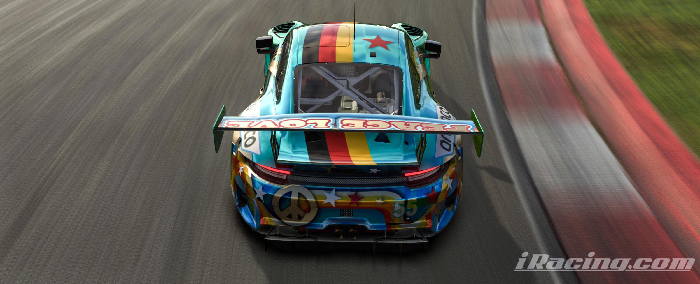 Seb Vettel Texas helmet tribute livery Porsche 911 GT3 R by Daniel ...