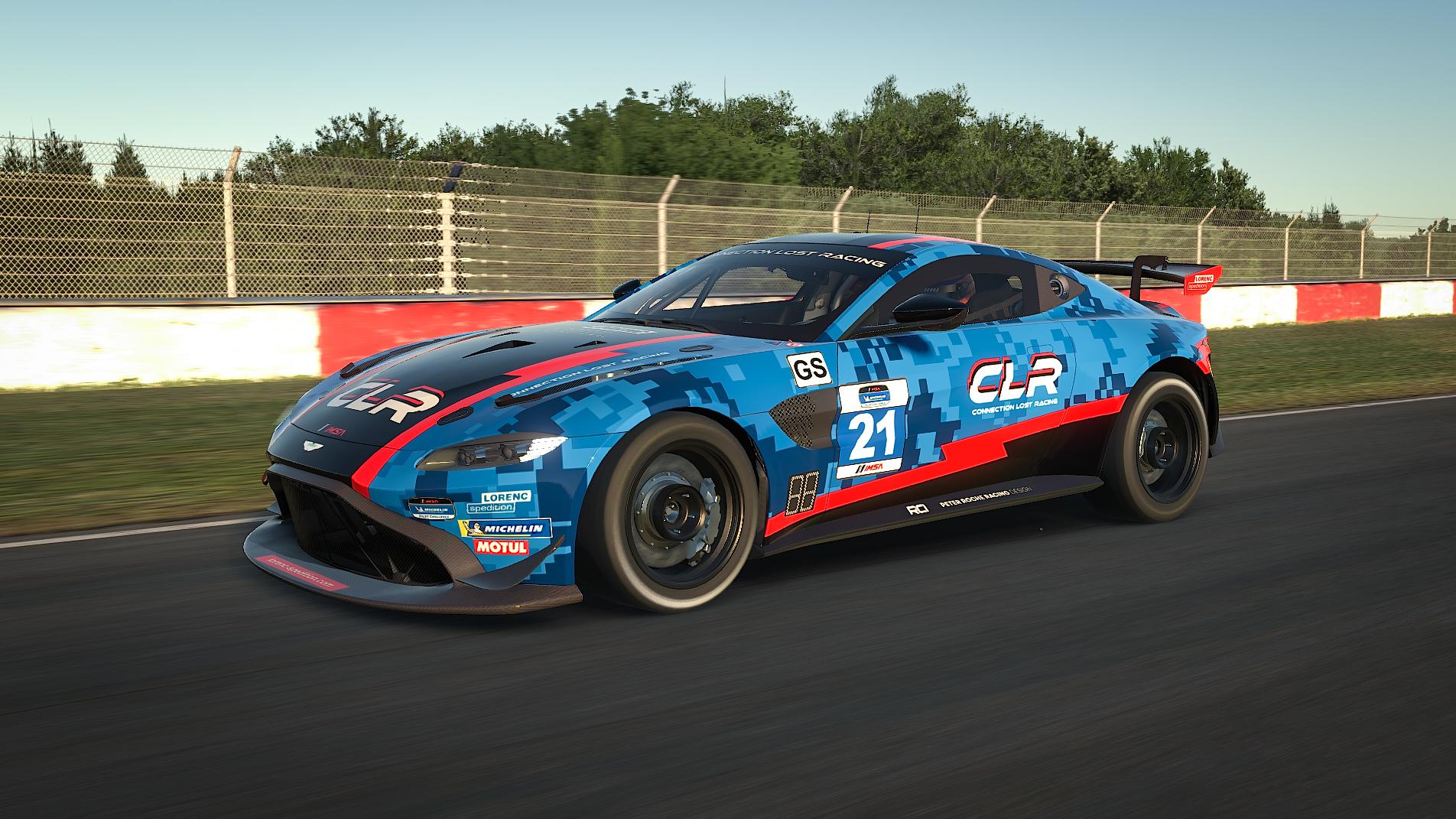 Connection Lost Racing Aston Martin Vantage GT4 2022 Livery by Mikolaj ...