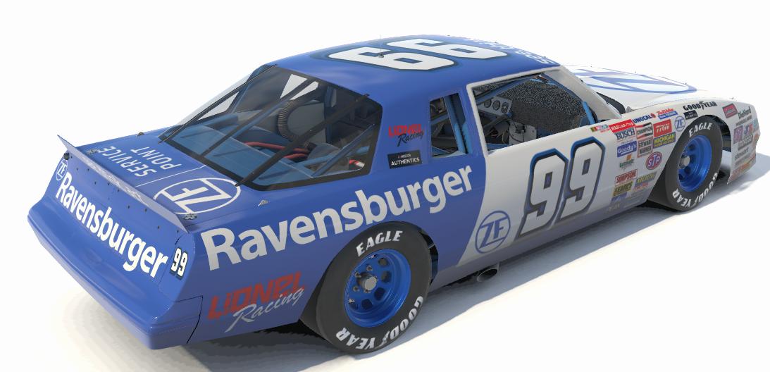 ZF x Ravenburger x Lionel Racing Chevrolet Monte Carlo 1987 by Nikos ...