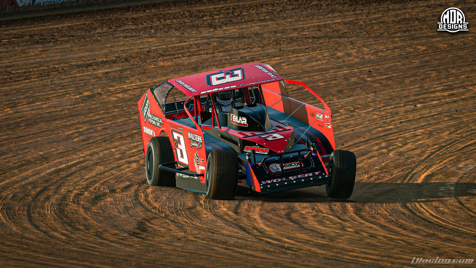 Chas Wolbert Big Block - Red by Matt DeRitter - Trading Paints