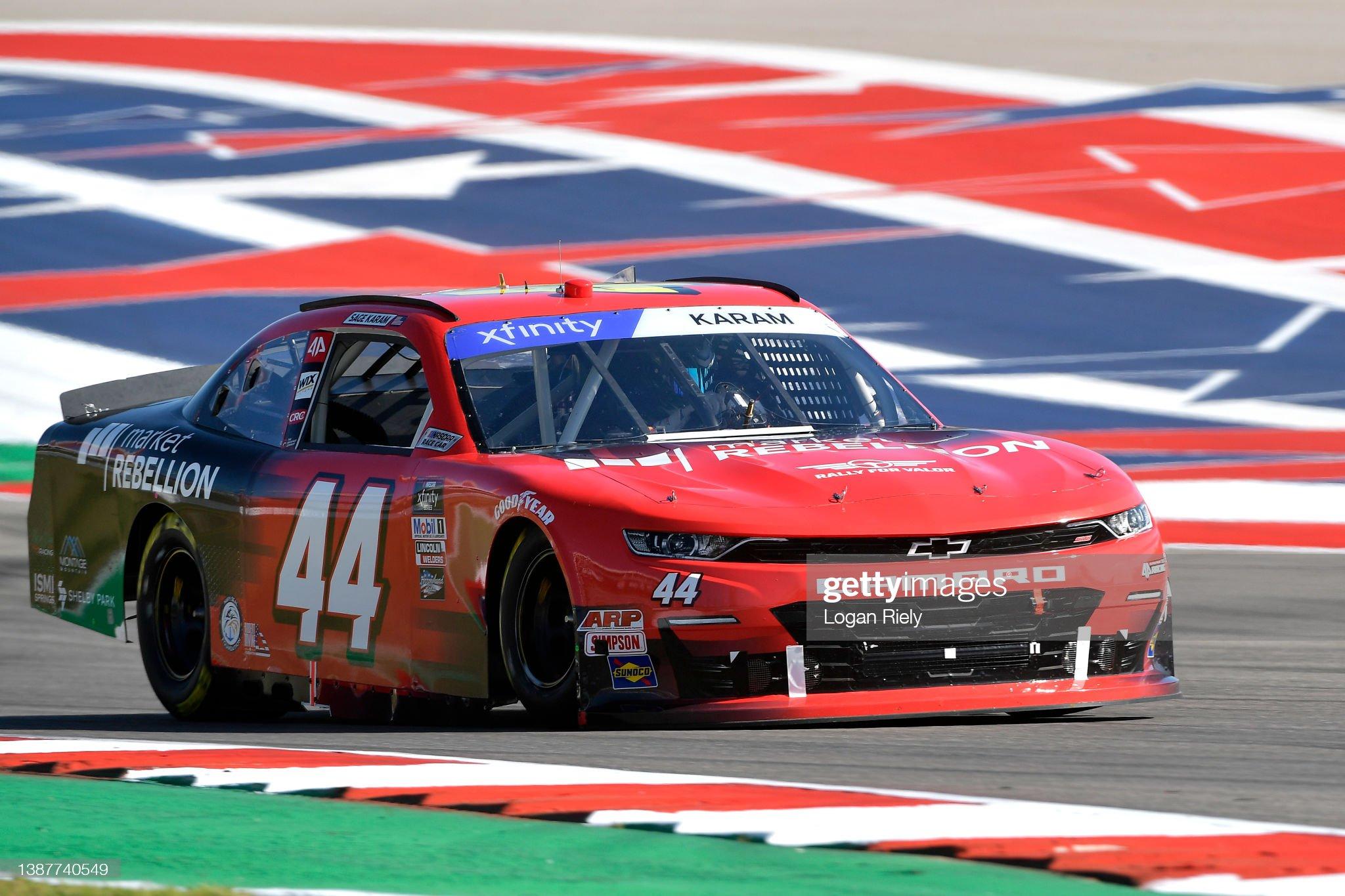 Sage Karam #44 Market Rebellion 2022 NASCAR Xfinity Series by Ryan ...