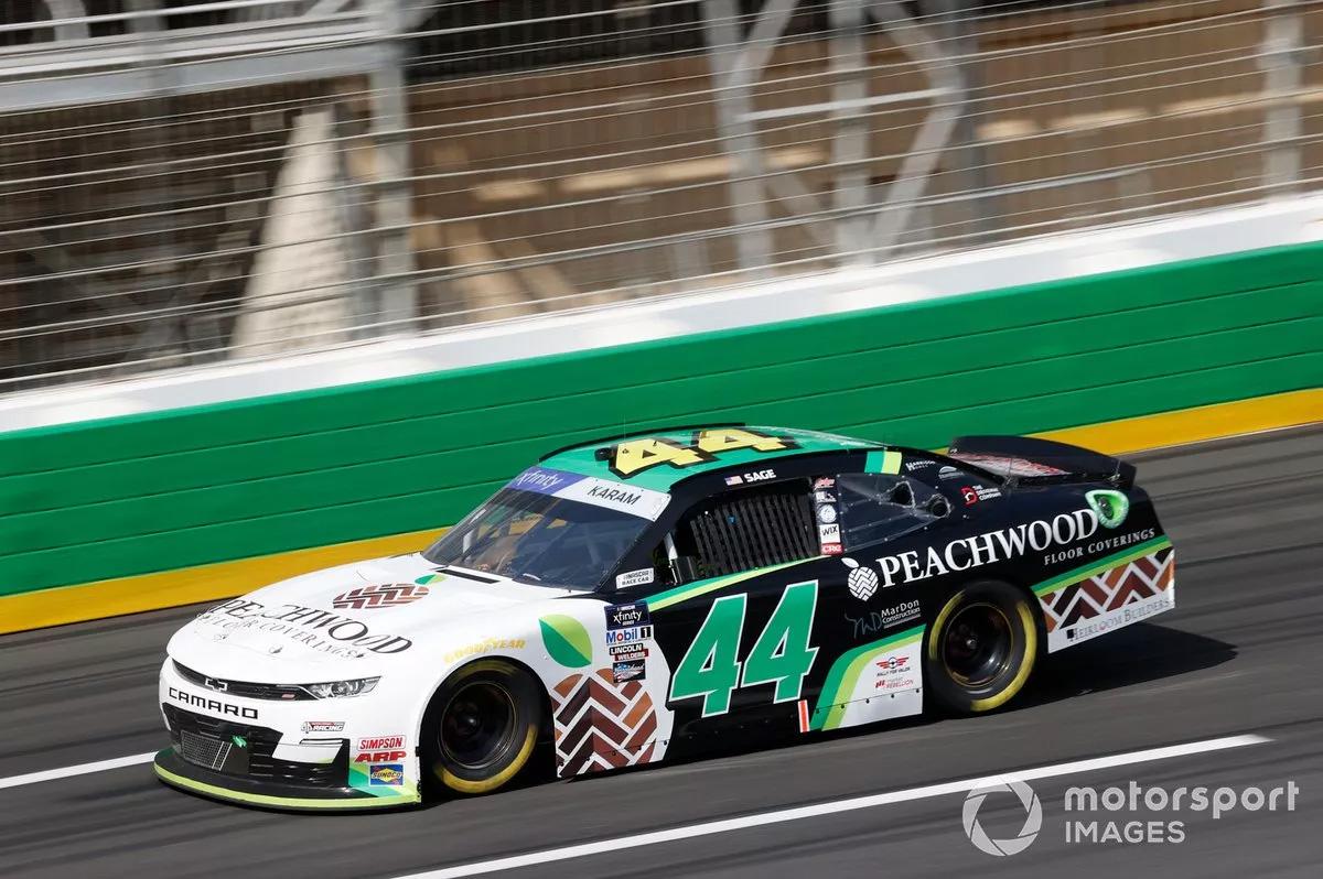 Sage Karam #44 Peachwood Floor Coverings 2022 NASCAR Xfinity Series by ...