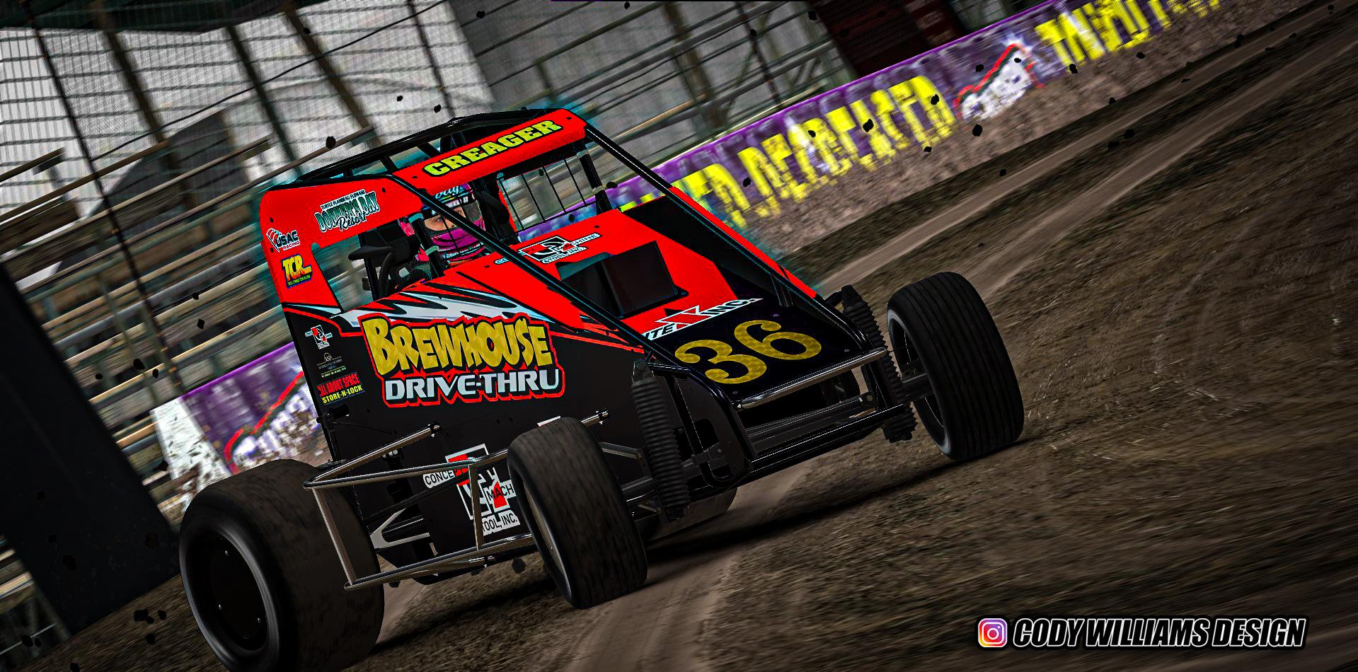 Ian Creager Black Dirt Midget! by Cody G Williams - Trading Paints