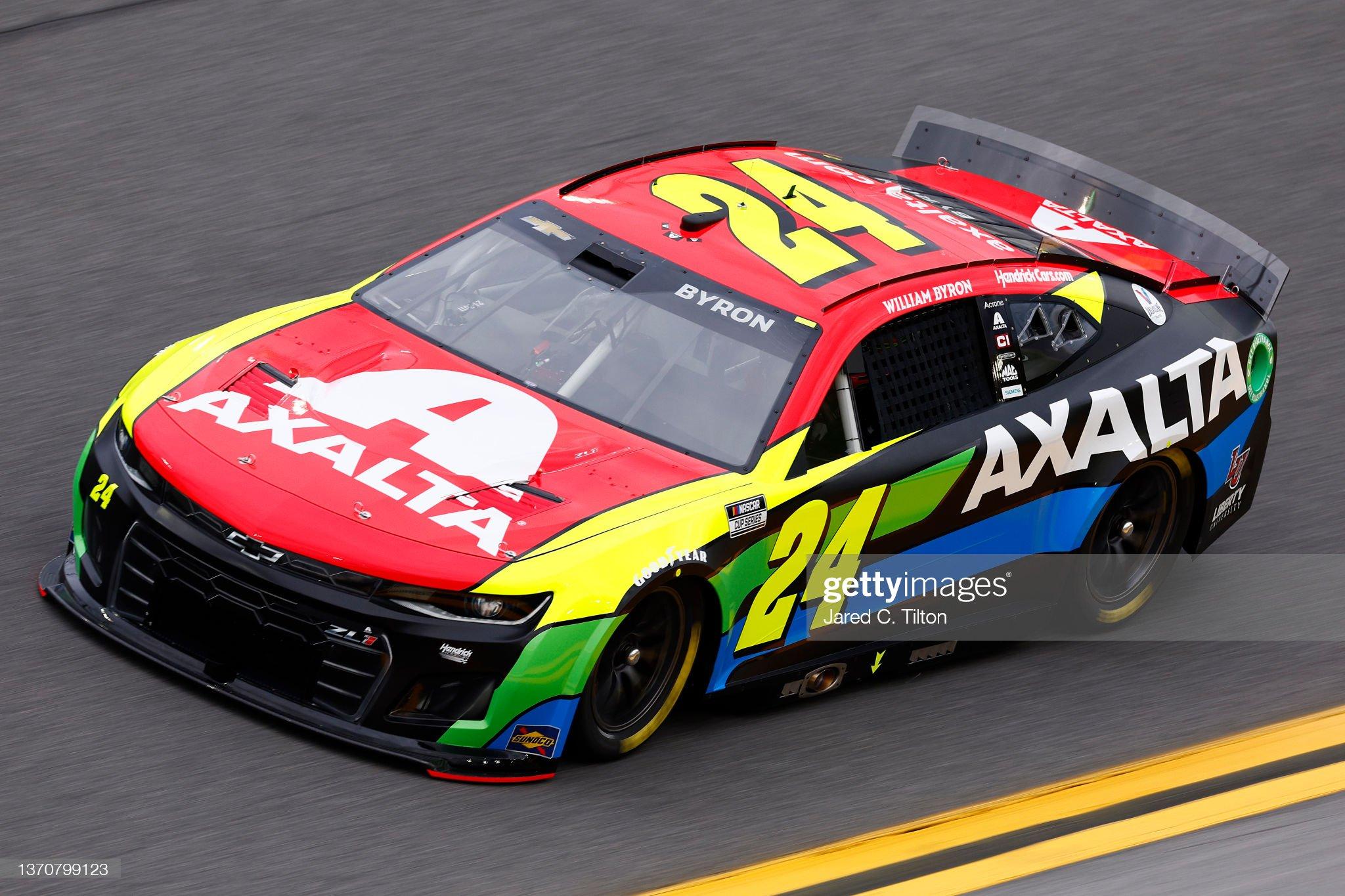 William Byron #24 Axlata 2022 NASCAR Cup Series With Custom Number by ...