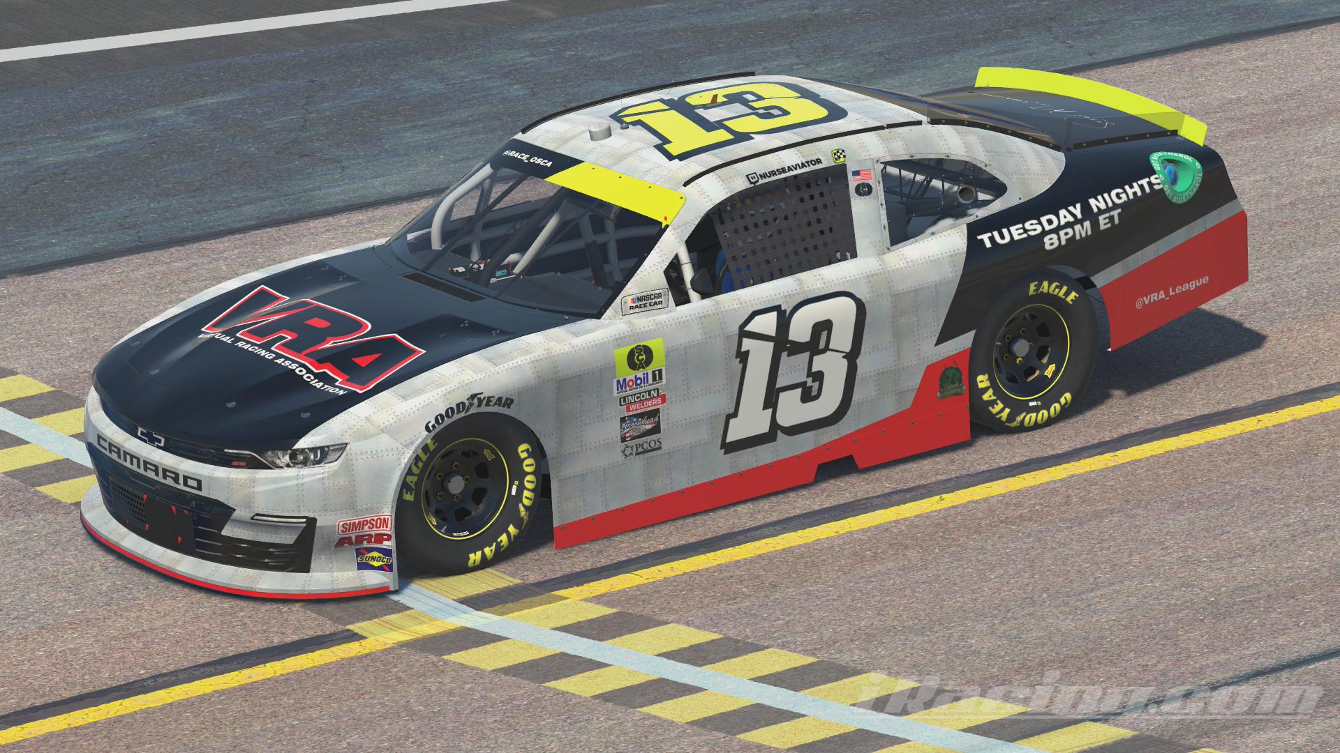 2022B Adam Peeler CHASE Camaro (VRA) by Vic Bloom - Trading Paints