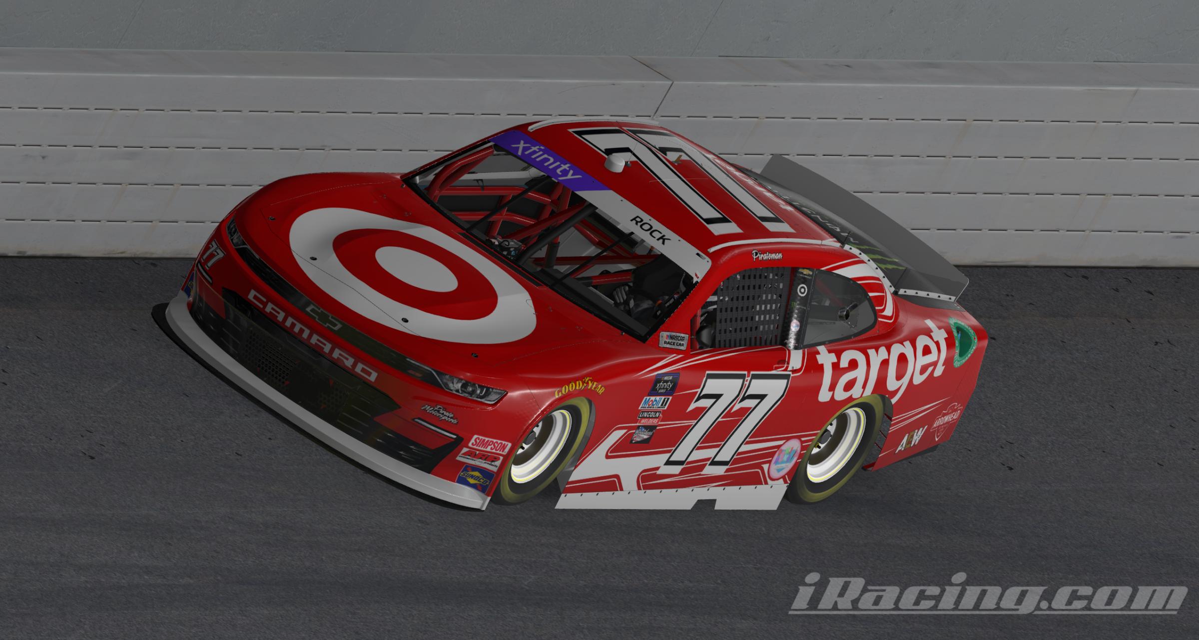 "Pirateman" #77 Target Xfinity Camaro | Sim-Stamped Number by Landon ...