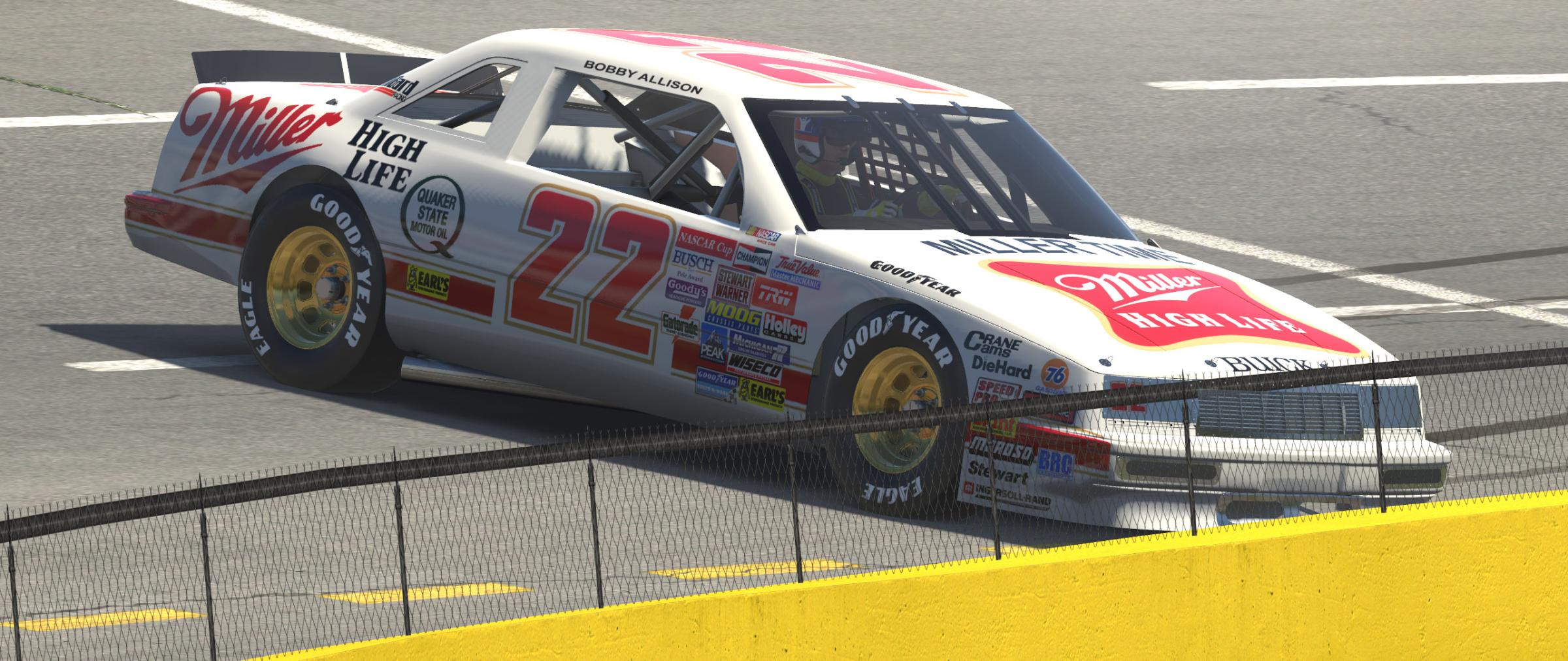 Bobby Allison Miller High Life Buick by Shawn Pierce2 - Trading Paints