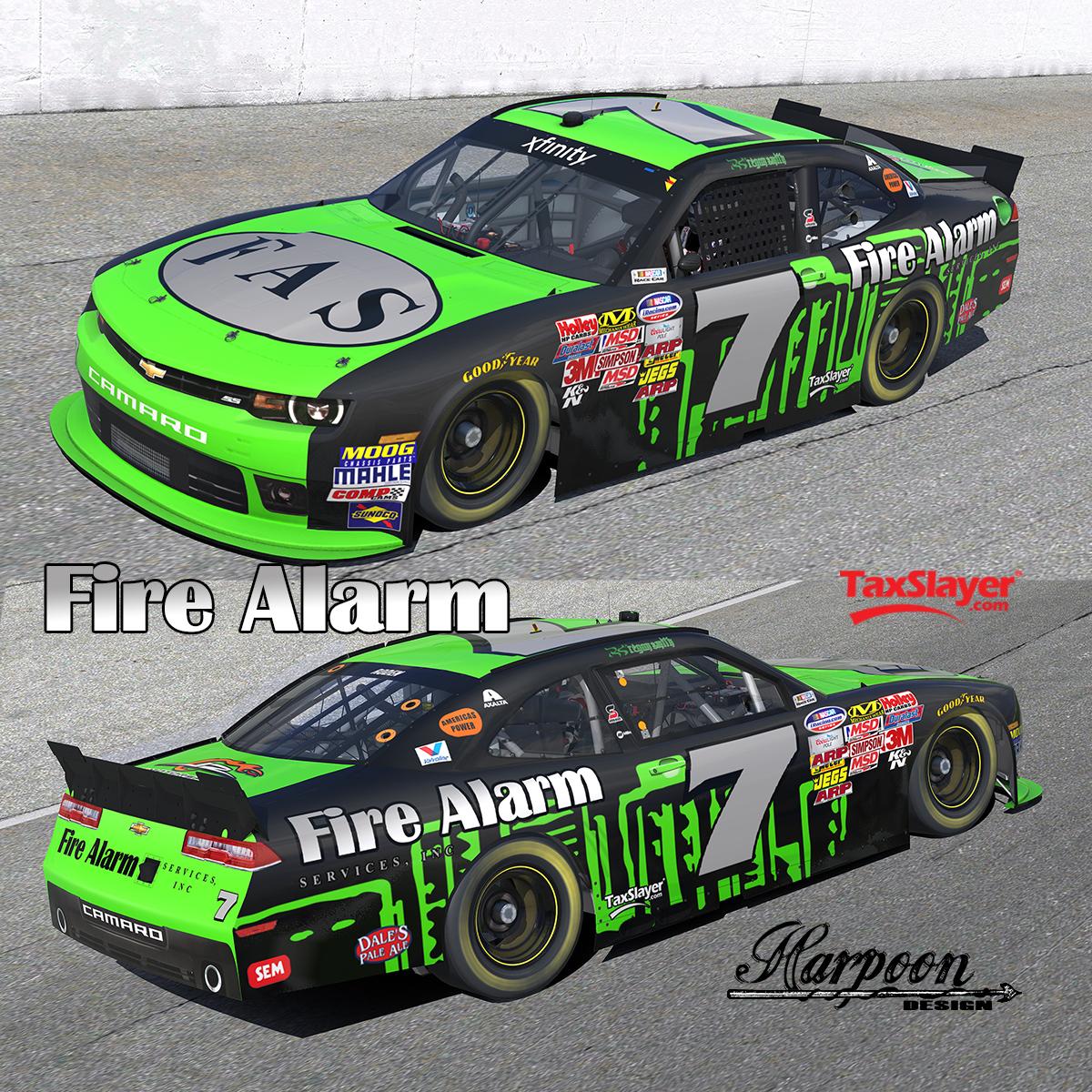 Regan Smith Fire Alarm Chevy Camero by Brantley Roden - Trading Paints