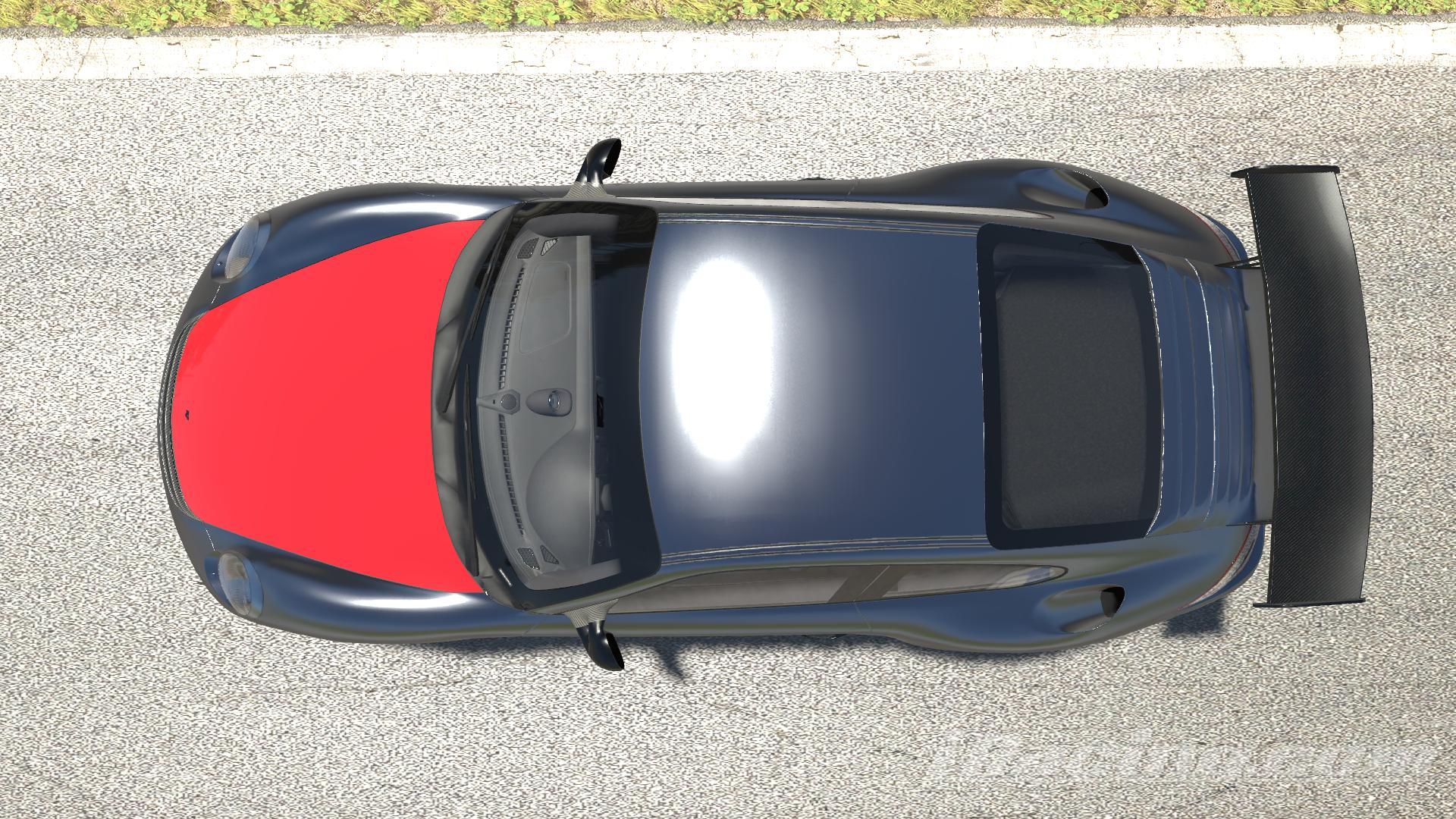 Ruf RT12R Steel red hood by Kimber Jansen - Trading Paints