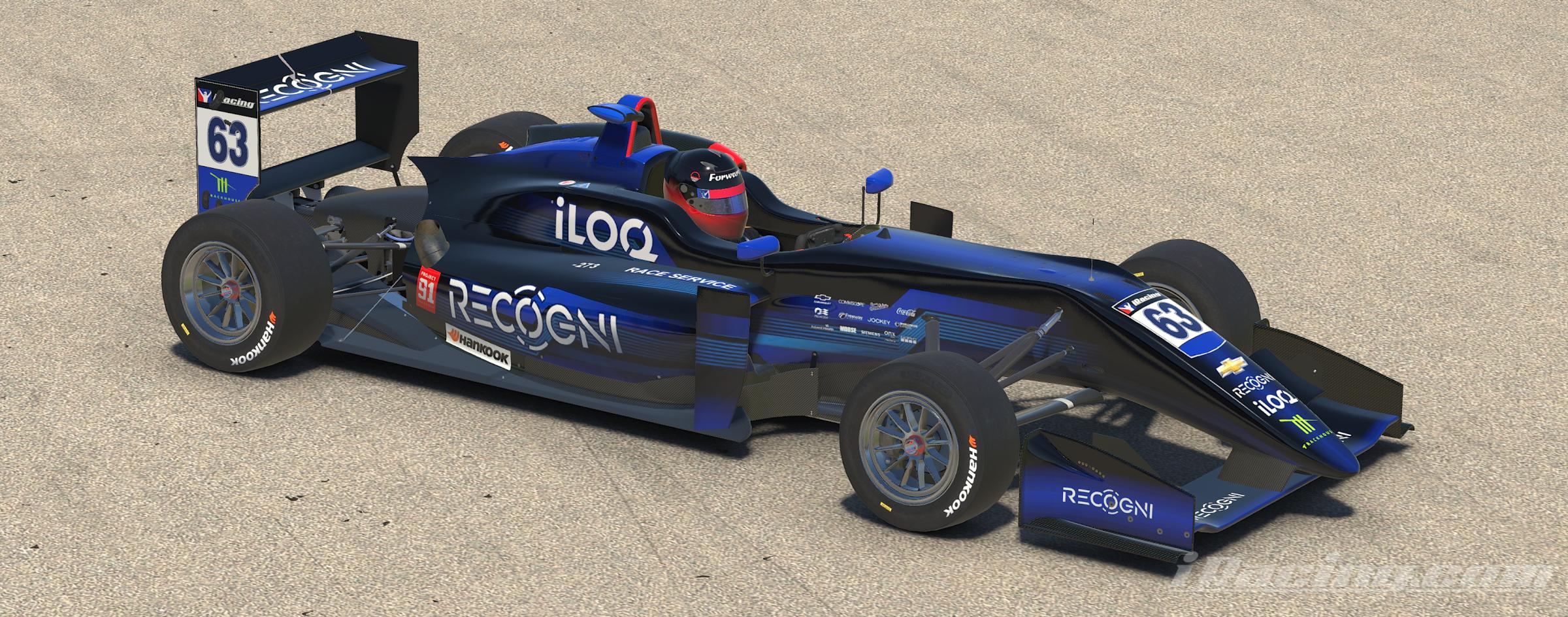 Kimi Räikkönen Trackhouse Project 91 - F3 by John Rubino - Trading Paints