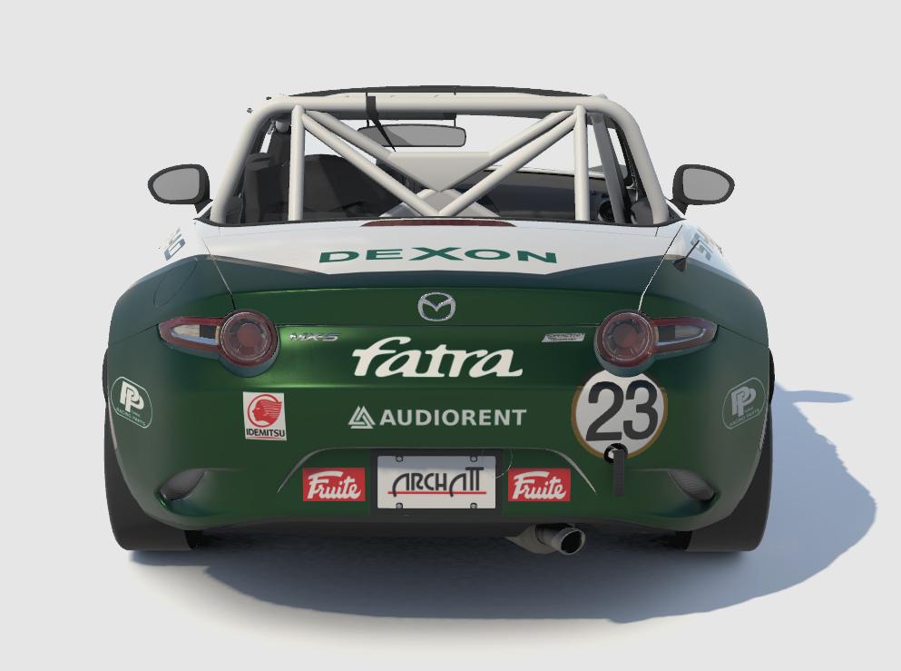 Pilsner Urquell sponsored MX-5 by Adam Durrant - Trading Paints