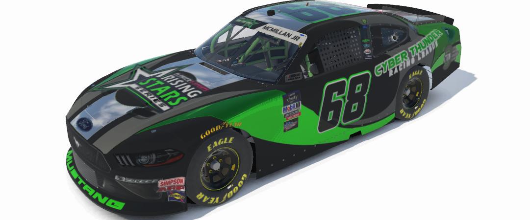 Cyber Thunder Car 2 by Robert McMillan Jr - Trading Paints