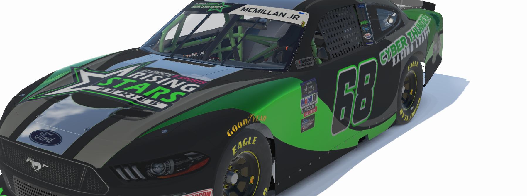 Cyber Thunder Car 2 by Robert McMillan Jr - Trading Paints