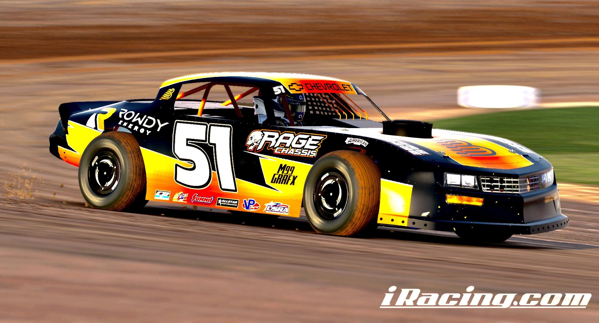 Jackson Samsel Dirt Street Stock Sim Stamped by Logan Monteith ...