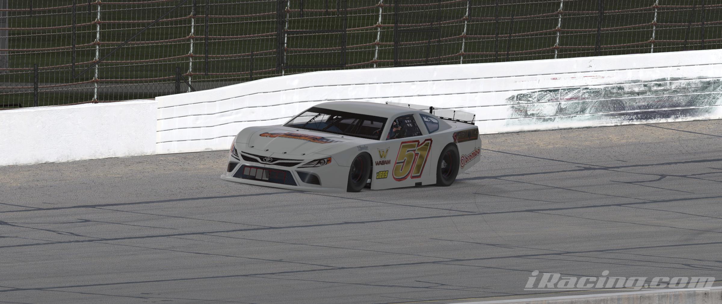 daimyn barrick stephen nasse racing #51 by Zach M Woods - Trading Paints