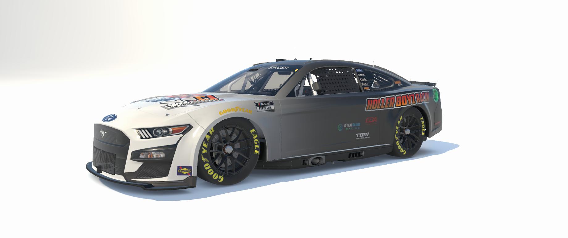 HBR NextGen Mustang Sim Stamped number by Steve Singer - Trading Paints