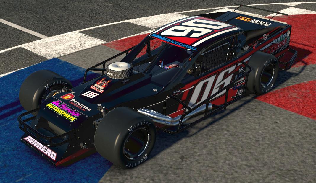 #06 Sam Rameau Monaco Modified (custom number) by David K. - Trading Paints