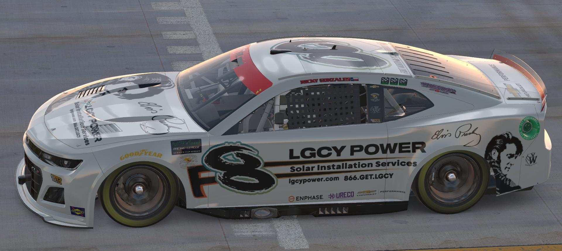 #8 Ricky Gonzales Elvis LGCY Power Camaro for MSRL by Wes Fuller ...