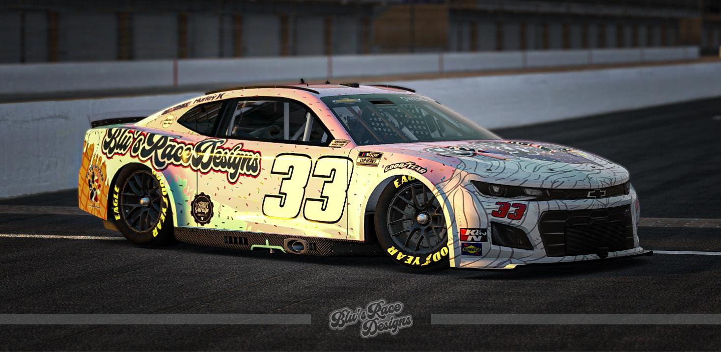 SMS #33 Blus Race Designs Ice Cream NG Camaro by Noah O. - Trading Paints