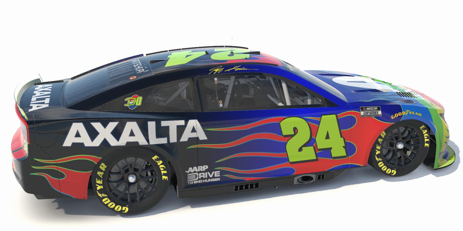 Jeff Gordon Generational Flames #24 by Luke Breitschopf - Trading Paints