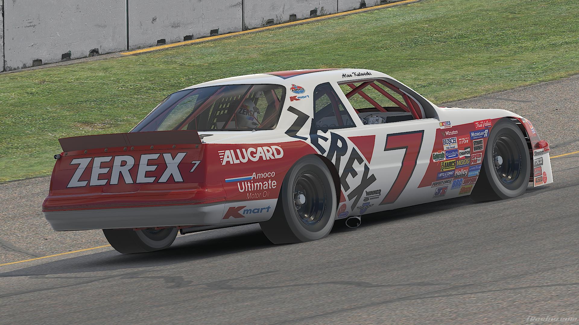 1988 Alan Kulwicki #7 Zerex (Phoenix) by Jeffrey Stanton - Trading Paints