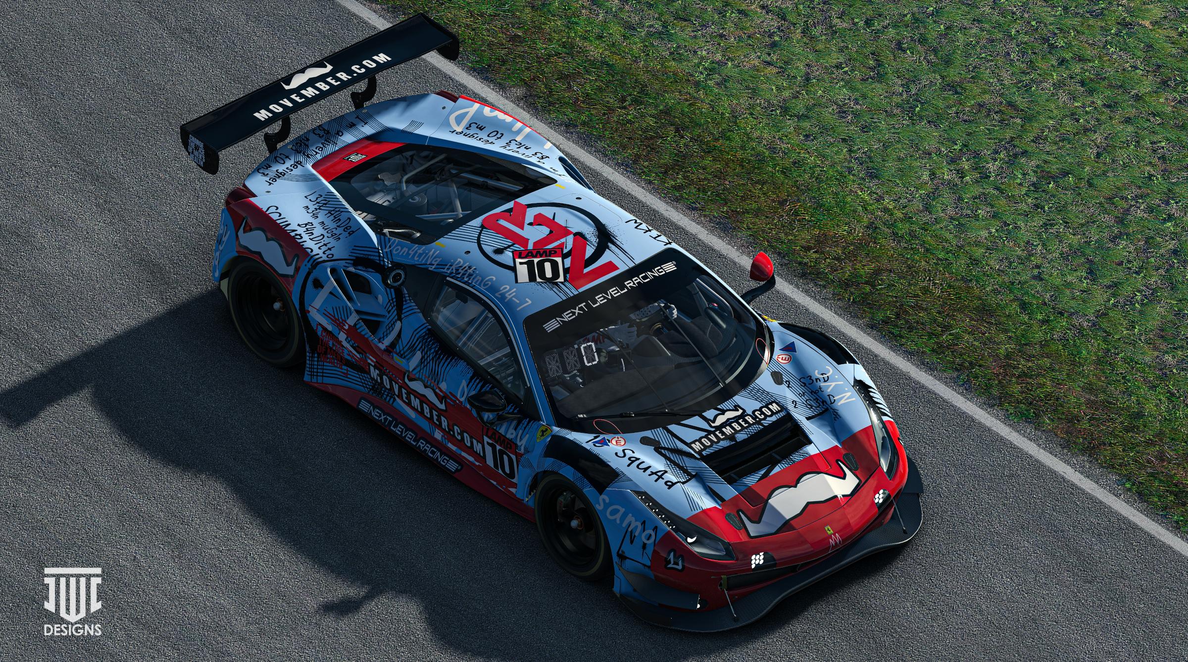 LAMP NLR Movember Ferrari by Jacob W C. - Trading Paints