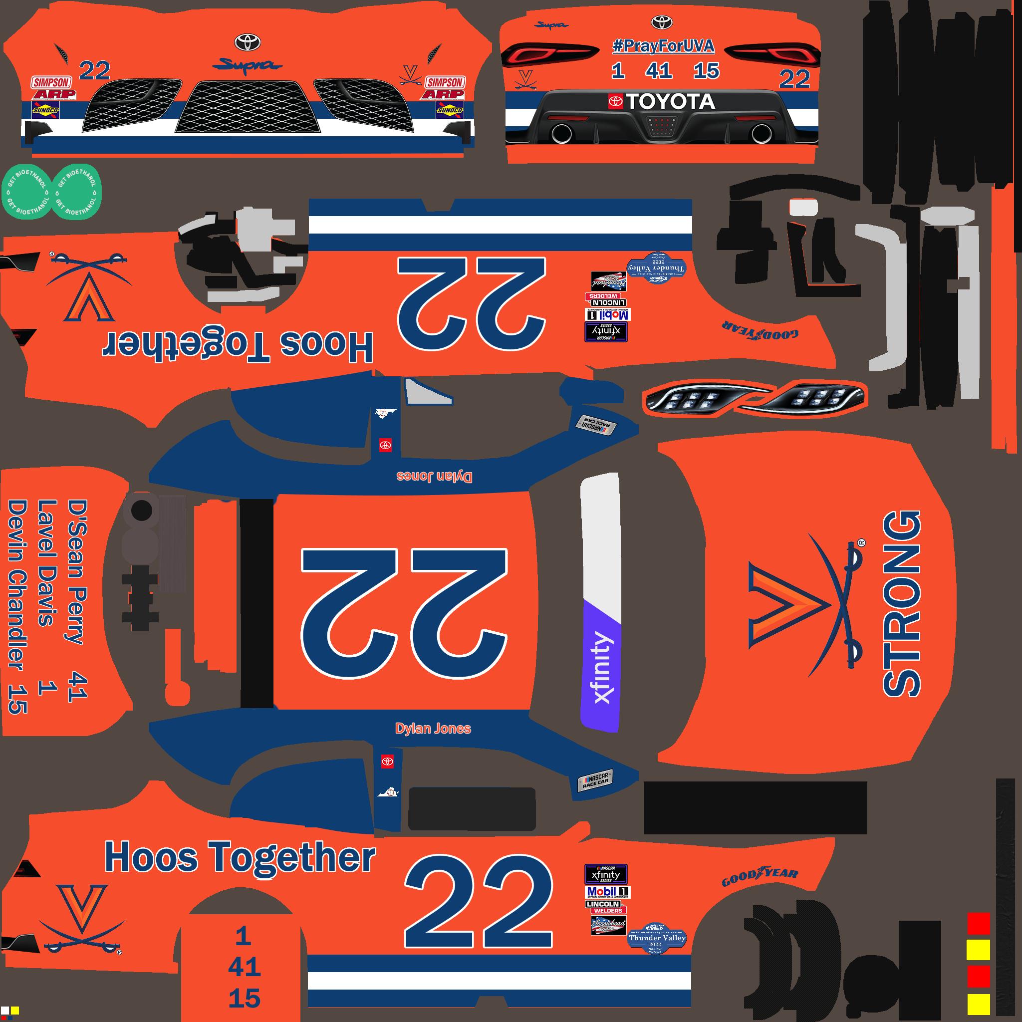 Virginia Strong UVA by Dylan Jones7 - Trading Paints