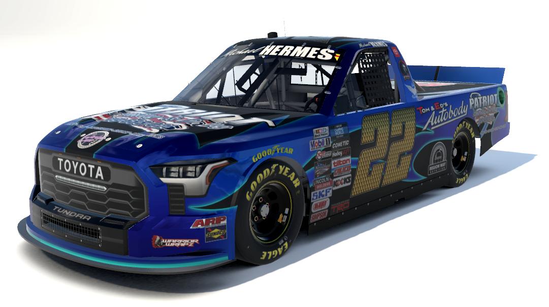 Michael Hermes #22 - NASCAR Camping World Toyota TRD Pro - Patriot ...