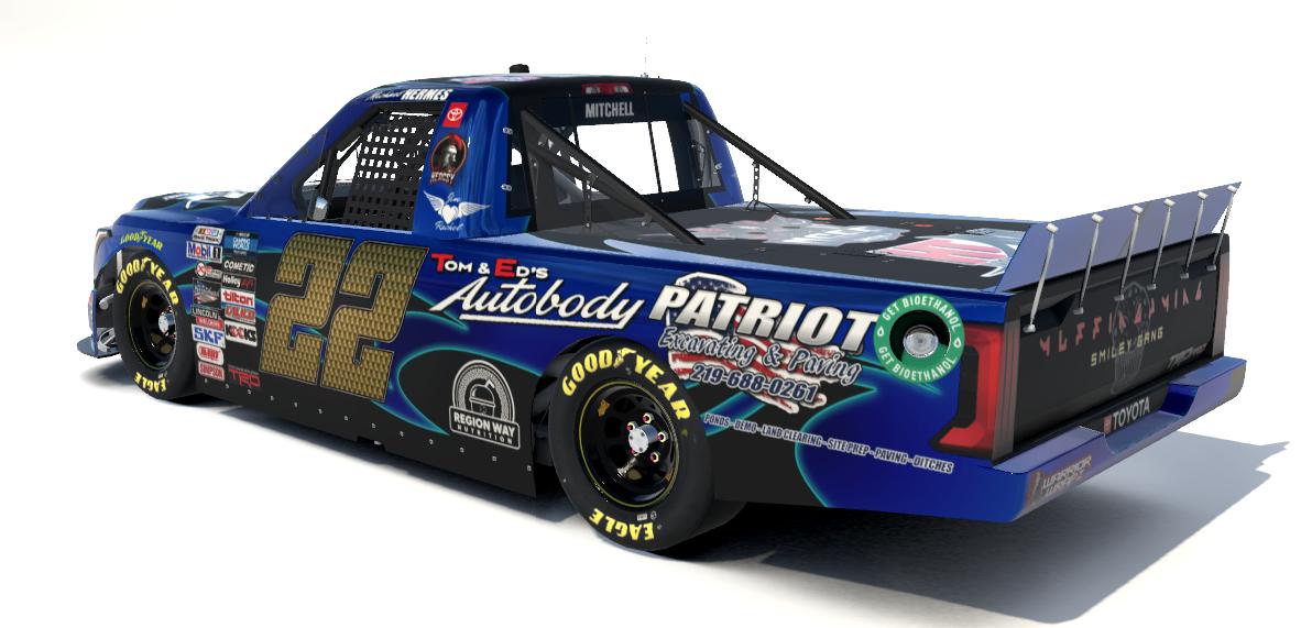 Michael Hermes #22 - NASCAR Camping World Toyota TRD Pro - Patriot ...
