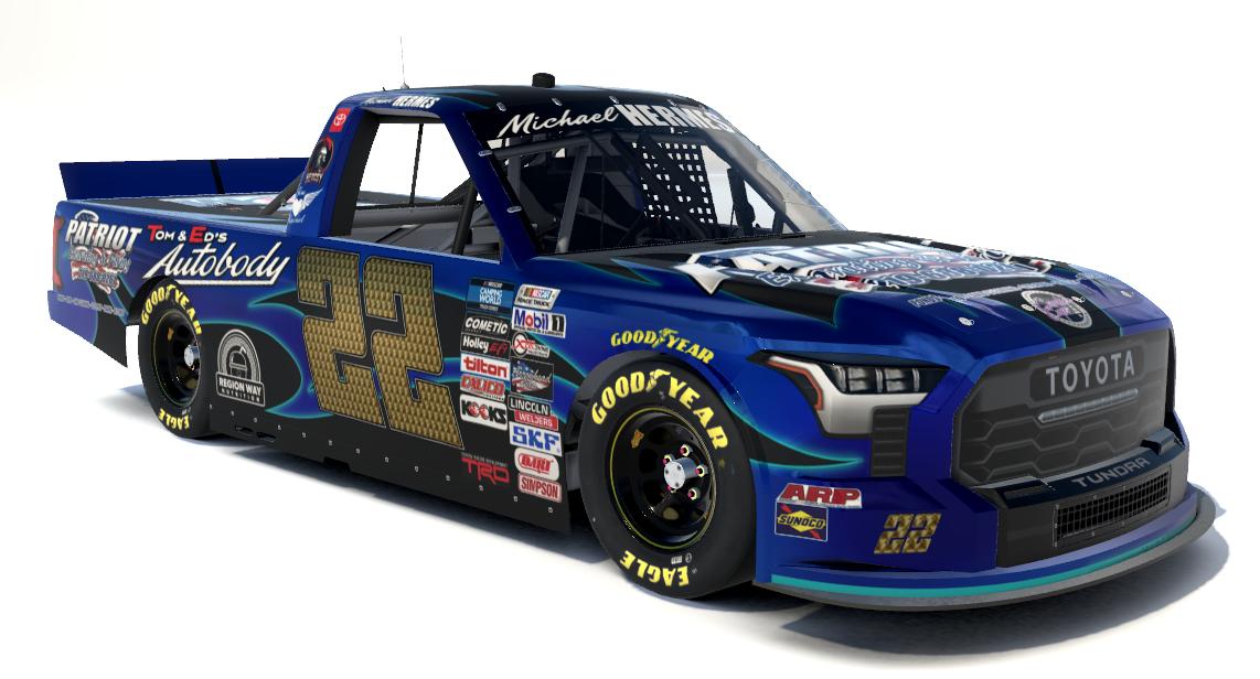 Michael Hermes #22 - NASCAR Camping World Toyota TRD Pro - Patriot ...