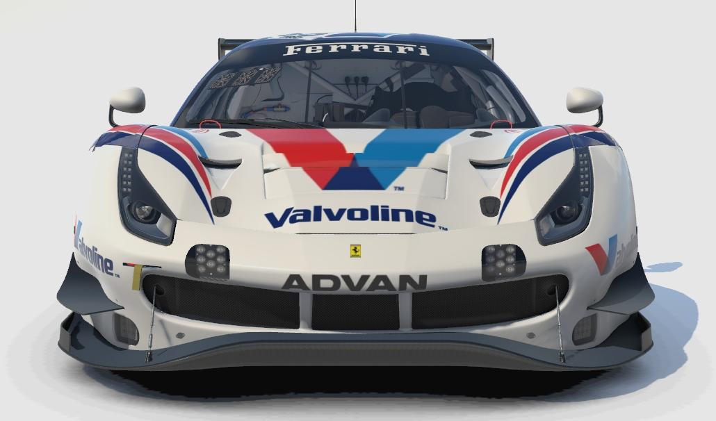 Ferrari EVO GT3 Valvoline by Don Craig - Trading Paints