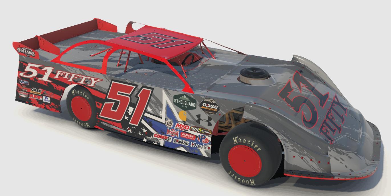 51 Fifty Star and Stripes by TJ Warren - Trading Paints