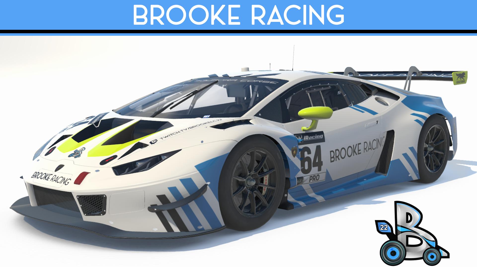 Lamborghini Huracan GT3 Brooke Racing by Lucas da Costa - Trading Paints