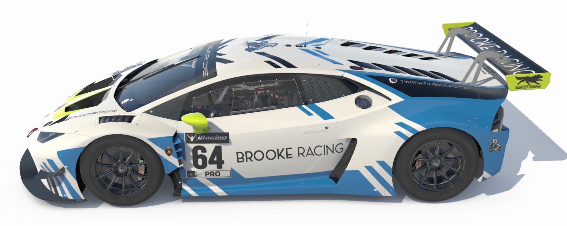 Lamborghini Huracan GT3 Brooke Racing by Lucas da Costa - Trading Paints